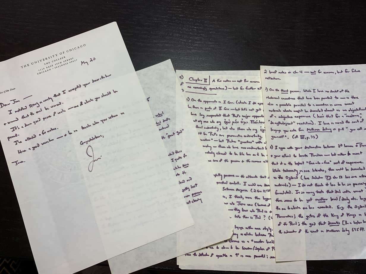 Jonathan Z. Smith and My Work on Paul the Apostle – TaborBlog